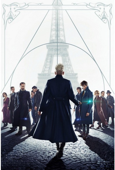 Aktüel Fantastik Canavarlar Grindelwald'ın Suçları (2018) 50 cm x 70 cm Afiş – Poster Moonwalkr
