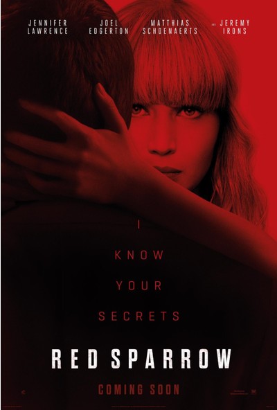 Aktüel Red Sparrow (2018) 50 cm x 70 cm Afiş – Poster Sentınela Aktüel Red Sparrow (2018) 50 cm x 70 cm Afiş – Poster Sentınela