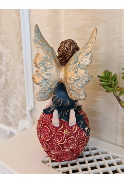 Ella's Design Studio Gül Küreli Melek Biblo Renkli, Melek Biblo, Çiçekli Melek, Sevgililer Günü Hediyesi, Melek Dekor Ella's Design Studio Gül Küreli Melek Biblo Renkli, Melek Biblo, Çiçekli Melek, Sevgililer Günü Hediyesi, Melek Dekor
