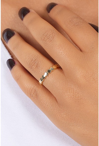 Fiyonk Kuyumculuk 14 Ayar Altın Petek Yüzük