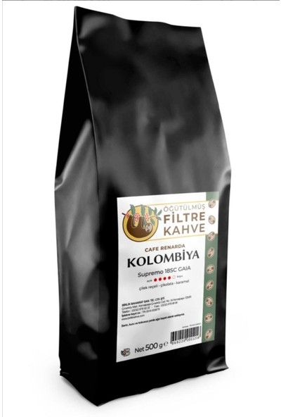 Cafe Renarda Kolombiya Filtre Kahve 500 gr