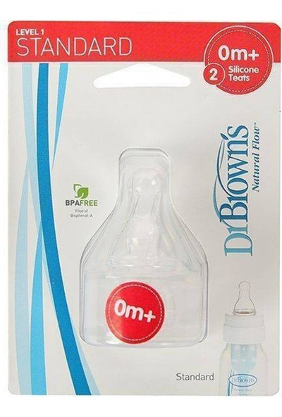 Dr.Browns Dr.brown's Biberon Emziği 2'li Yenidoğan Dr.Browns Dr.brown's Biberon Emziği 2'li Yenidoğan