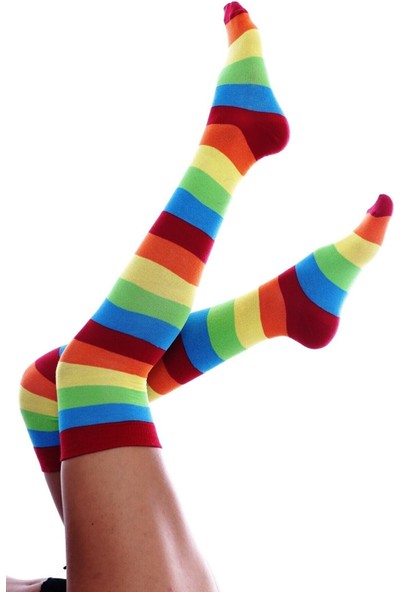 Erceys Kadın Diz Üstü Şık Kaliteli Pamuklu Çorap