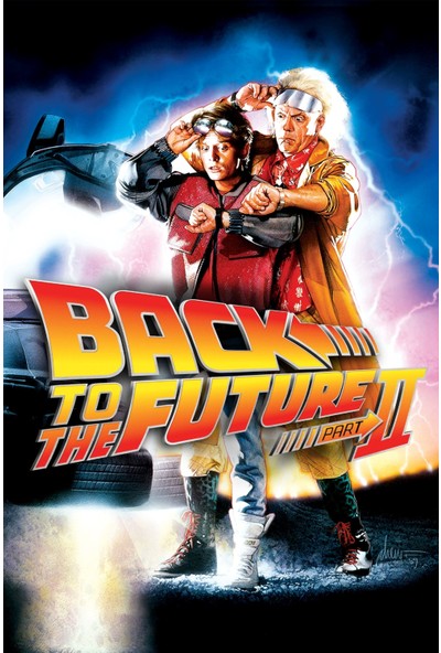 Aktüel Back To The Future Part Iı (1989) 50 cm x 70 cm Afiş - Poster Jorgensen