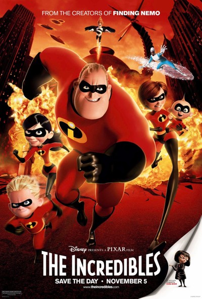 Aktüel The Incredibles (2004) 50 cm x 70 cm Afiş – Poster Paperwars