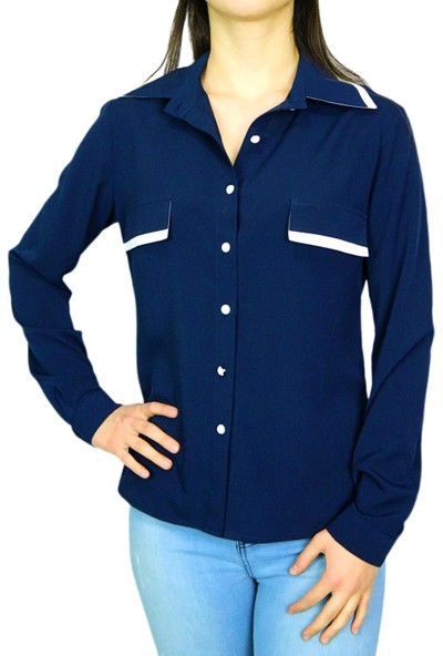 Gökcan Kadın Kombinli Gömlek GKC3286