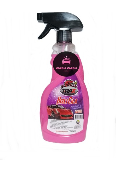 TRAX Süper Etkili Araba Oto Cilası Hızlı Cila Muhteşem Parlaklık 500 ml