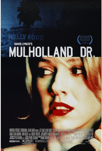 Aktüel Mulholland Drive (2001) 50 cm x 70 cm Afiş – Poster Manueltyp