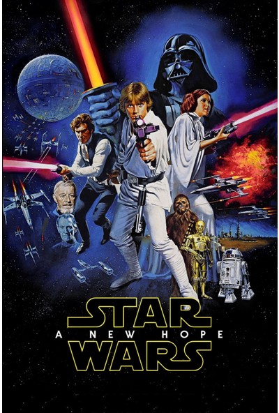 Aktüel Star Wars (1977) 50 cm x 70 cm Afiş – Poster Bıgfatlıa