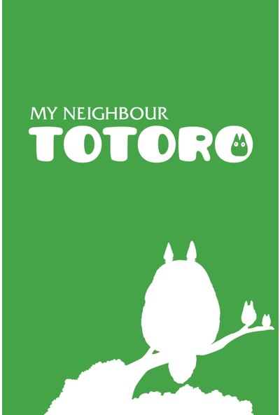 Aktüel My Neighbor Totoro (1993) 50 cm x 70 cm Afiş – Poster Canabears