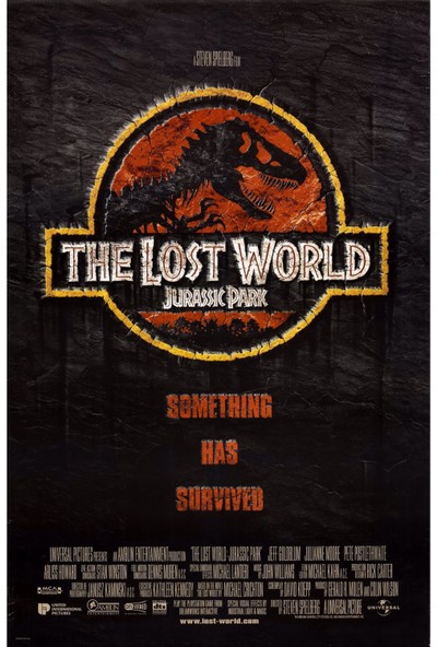 Aktüel The Lost World Jurassic Park (1997) 50 cm x 70 cm Afiş – Poster Takemyeys