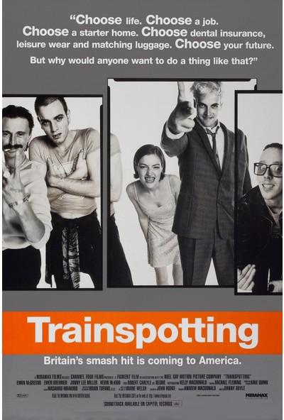 Aktüel Trainspotting (1996) 50 cm x 70 cm Afiş – Poster Korgunsda