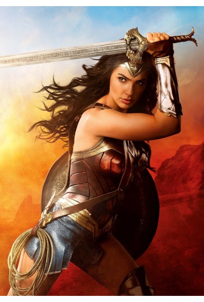 Aktüel Wonder Woman (2017) 50 cm x 70 cm Afiş – Poster Blackworm