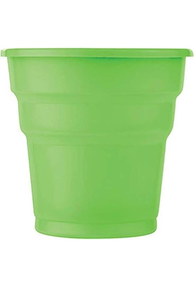 Roll-Up Bardak Plastik Renkli 25'li Yeşil Roll-Up Bardak Plastik Renkli 25'li Yeşil