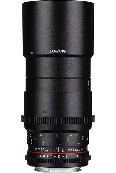 Samyang 100 mm T3.1 Vdslr Makro Sine Lens Canon Ef Uyumlu Samyang 100 mm T3.1 Vdslr Makro Sine Lens Canon Ef Uyumlu