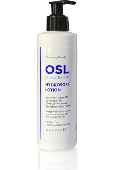 Osl Hydrosoft Lotion 200ML (Nemlendirici Yüz ve Vücut Losyonu) Osl Hydrosoft Lotion 200ML (Nemlendirici Yüz ve Vücut Losyonu)