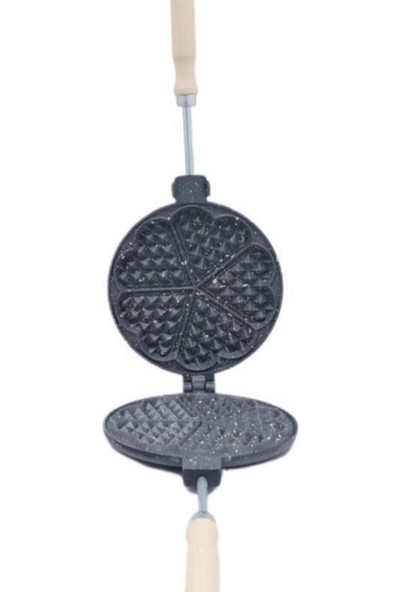 Meşeler Granit Kaplama Siyah Waffle Tava