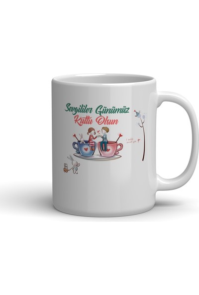 Nacarlar Sevgililer Günü Özel Baskılı Kupa Bardak
