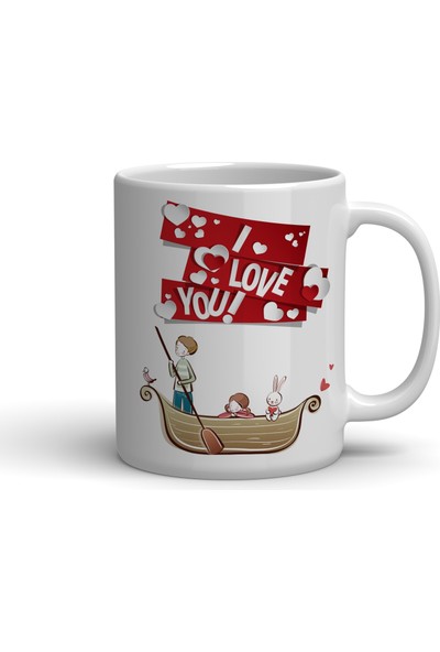 Nacarlar Sevgililer Günü Özel Baskılı Kupa Bardak