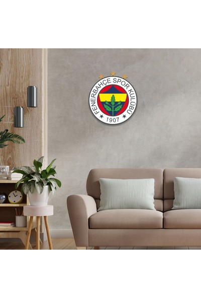Retavo Fenerbahçe Renkli Metal Tablo