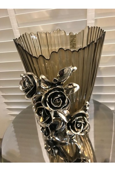 Royal Art El Yapımı Üfleme Cam Tasarım Vazo