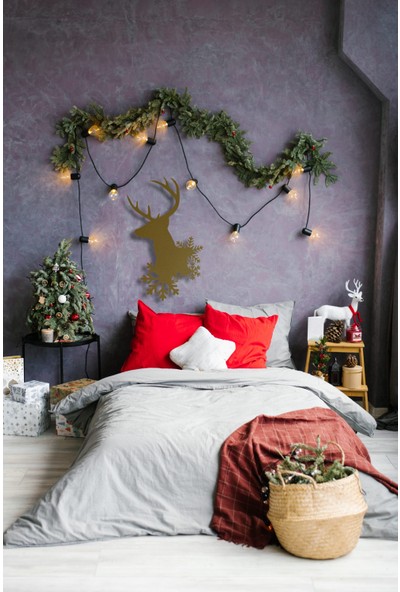 Concept Art Ren Geyiği-3 Metal Duvar Tablosu