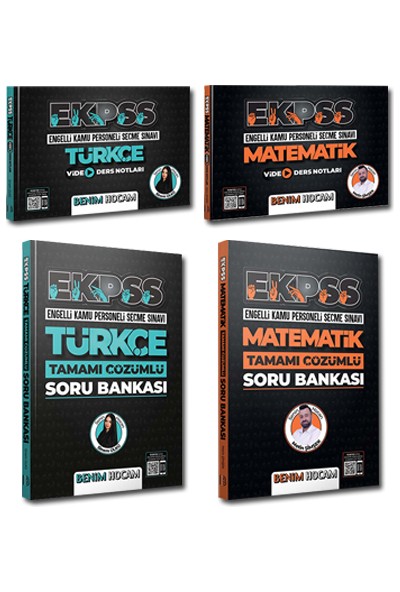 Benim Hocam Yayınları EKPSS Genel Yetenek Video Ders Notları ve Soru Bankası Seti (Ciltli) Benim Hocam Yayınları EKPSS Genel Yetenek Video Ders Notları ve Soru Bankası Seti (Ciltli)