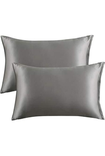 Good Morning 50 x 70 cm Yastık Pamuklu Saten Gri Yastık Kılıfı Good Morning 50 x 70 cm Yastık Pamuklu Saten Gri Yastık Kılıfı