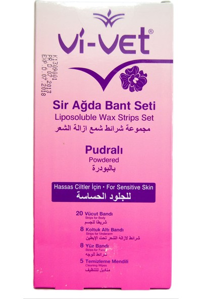 Vi-Vet Ağda Bandı Vücut 41LI Pudra Vi-Vet Ağda Bandı Vücut 41LI Pudra