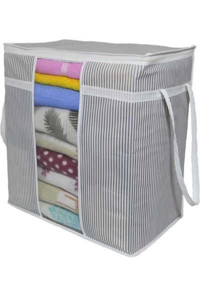 Alas Pencereli Saklama Çantası Hurç Gri 50X45X30 cm 1015729