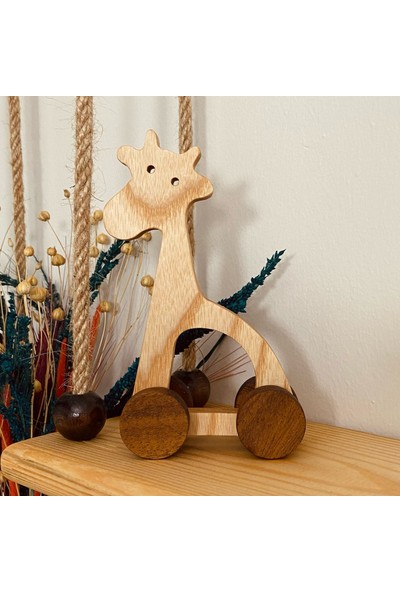 Nurkan Ahşap Oyuncak Ahşap Zürafa Oyuncak Nurkan Ahşap Oyuncak Ahşap Zürafa Oyuncak