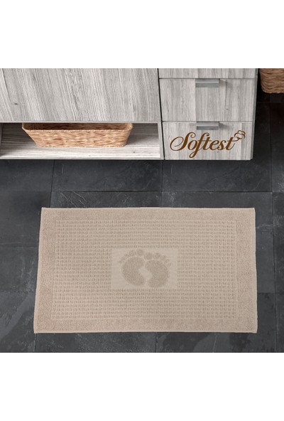 Softest Rengarenk 50X70 cm Ayak Havlusu, Banyo Paspası