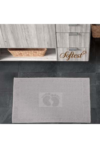 Softest Rengarenk 50X70 cm Ayak Havlusu, Banyo Paspası