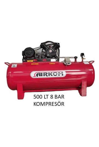 Airkom Kompresör 500 Lt 5.5 Kw 8 Bar