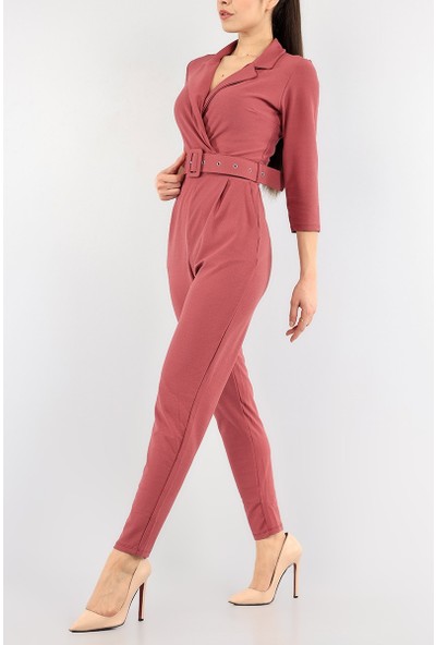 Alesta Fashion Kruvaze Yaka Tulum