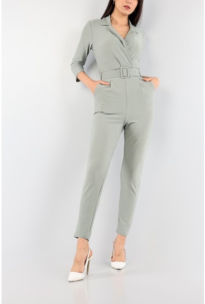 Alesta Fashion Kruvaze Yaka Tulum