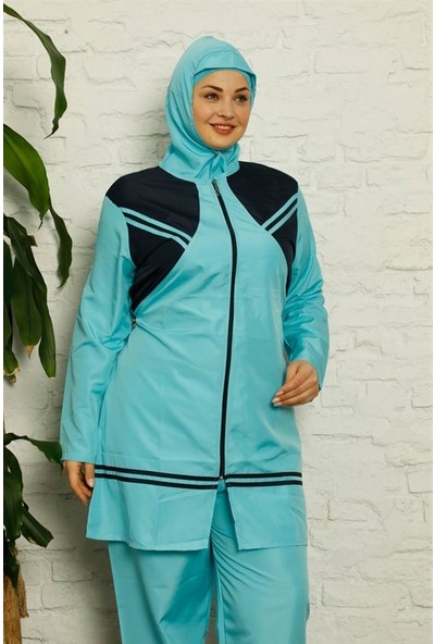 Moto Angela Diğer Tam Tesettür Büyük Beden Mayo MA32002 Moto Angela Diğer Tam Tesettür Büyük Beden Mayo MA32002