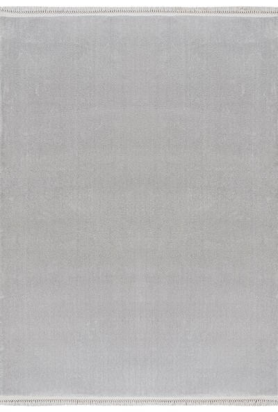 Estiva Home Gri Saçaklı Peluş Post Halı Arsengrisaçaklı