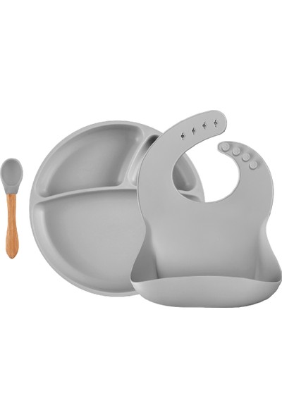 Oioi Blw Set Iı - Powder Grey (Tabaklı)