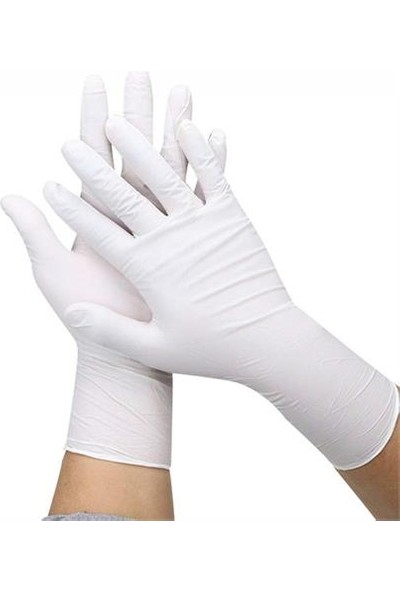 Mastercare Ma6 Adet Beyaz 100 Alanda Kulanım Lateks Eldiven 716007