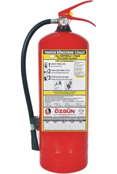 ÖZGÜN 6 kg Köpüklü Yangın Söndürme Cihazı - ÖZGÜN 6 kg Köpüklü Yangın Söndürme Cihazı -