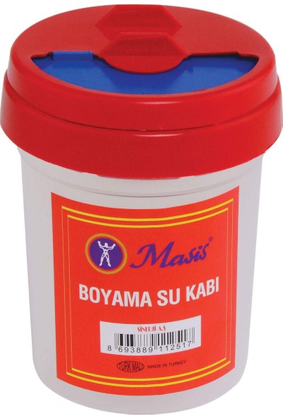 Masis Boyama Su Kabı Kırmızılı Mavi Masis Boyama Su Kabı Kırmızılı Mavi