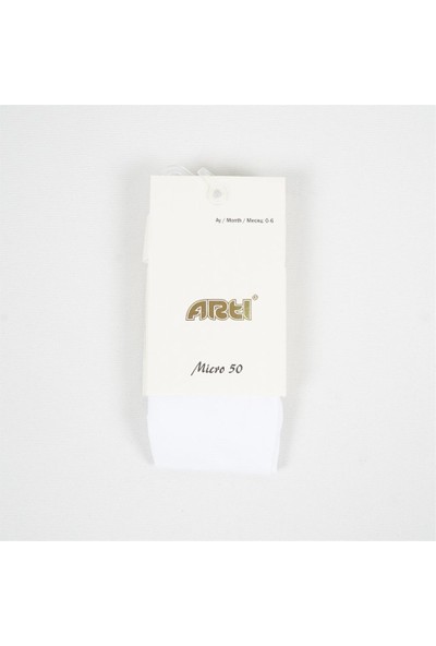 Katamino Kız Bebek Micro 50 Külotlu Çorap 300178 Beyaz Katamino Kız Bebek Micro 50 Külotlu Çorap 300178 Beyaz