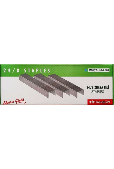 Mimaks 24/8 2000 Li Zımba Teli Mimaks 24/8 2000 Li Zımba Teli