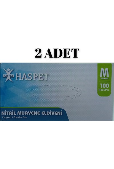 Has-Pet Lila Nitril Pudrasız Temizlik Eldiveni (100*2 Adet Medium)