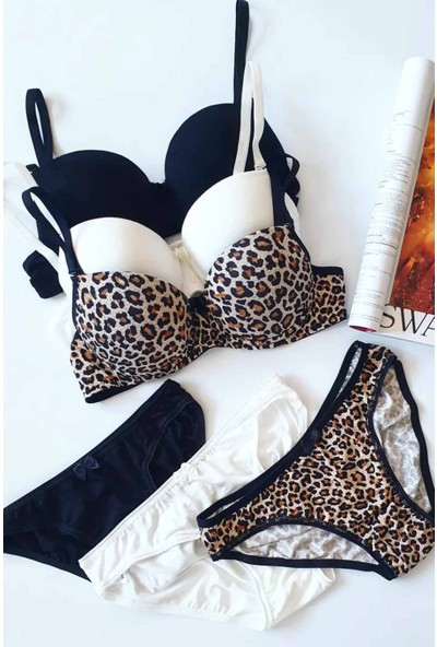 Çeyize Dair Herşey 3 Lü Sütyen Takımı 5988 Çeyize Dair Herşey 3 Lü Sütyen Takımı 5988
