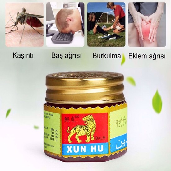 Bibizde Çin Yağı Xun Hu Tiger Balm Kaplan Masaj Kremi 12 Fiyatı