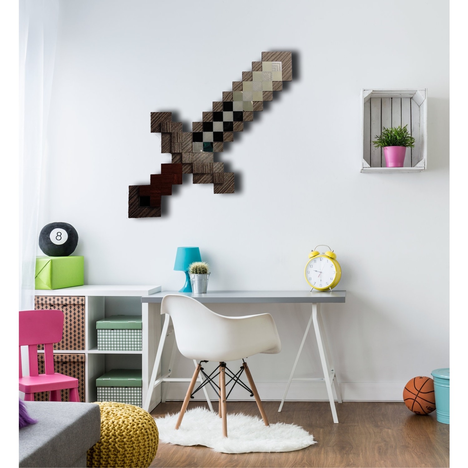 Payitaht Tablo Minecraft Demir Kılıcı 3 Boyutlu Duvar Fiyatı