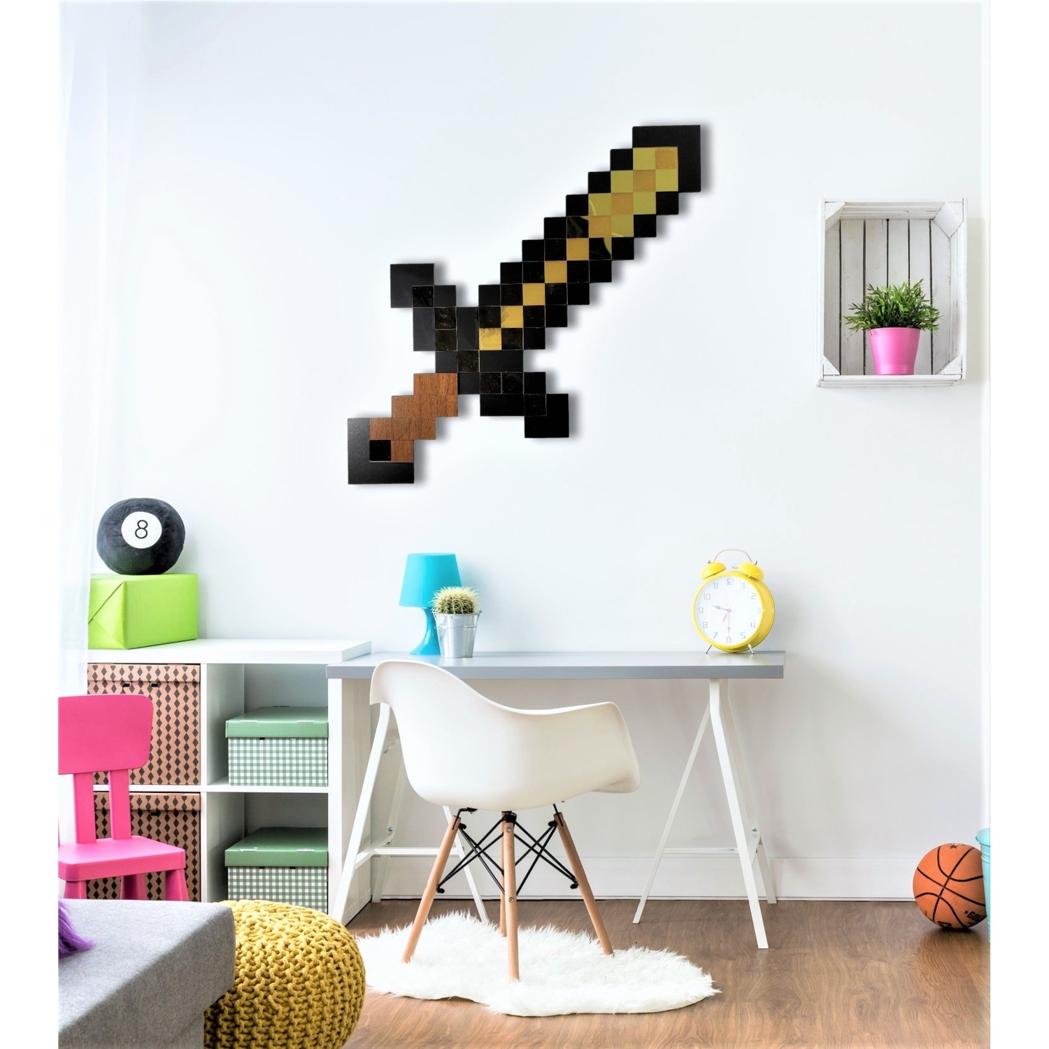 Payitaht Tablo Minecraft Altın Kılıcı 3 Boyutlu Duvar Fiyatı