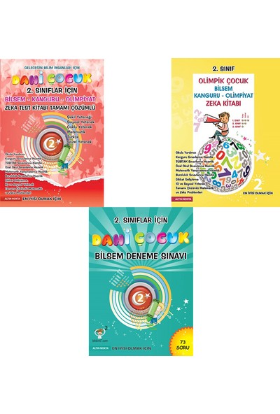 Altın Nokta Yayınevi 2.sınıf Bilsem Seti Altın Nokta Yayınevi 2.sınıf Bilsem Seti